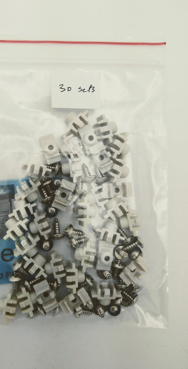 NEW Lot of 30: Snap In Clip Type Standoff /Screw for PC ATX Motherboar ...