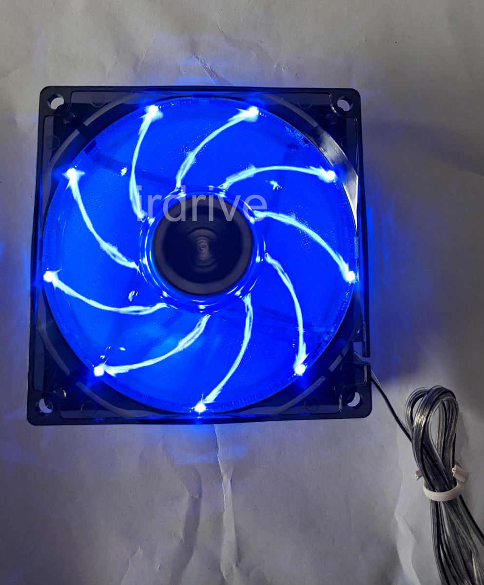 4-Pack: NEW Enermax 90mm x 25mm Blue LED 3-pin 12V PC Case Cooling Fan ...